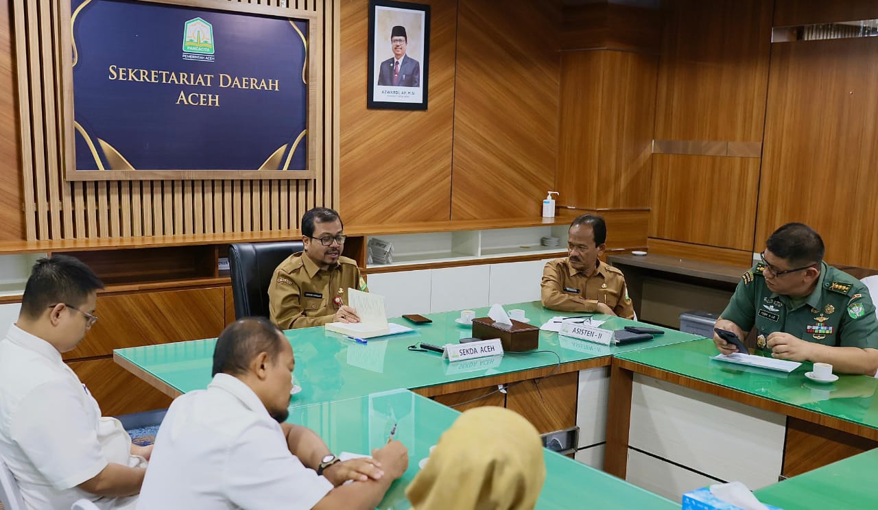 Sekda Aceh Ikuti Rakor Pengendalian Inflasi Bersama Kemendagri